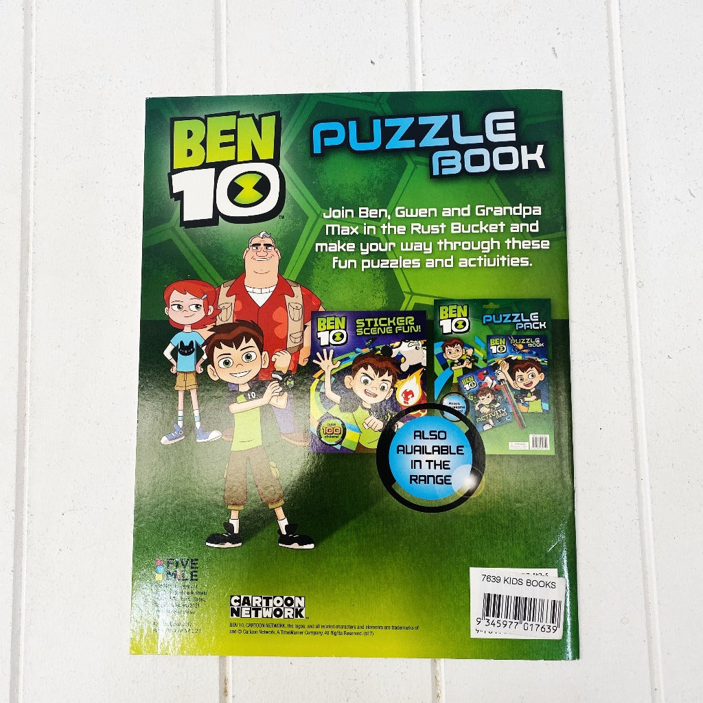 Ben 10 Puzzle Book: Ultimate Activity Book for Kids & Fans – GADGET FREAK