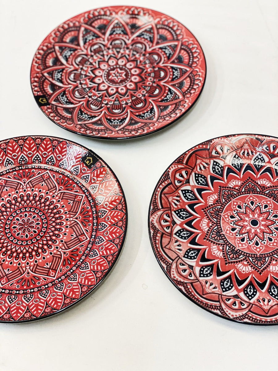 Casablanca Red Entree Plate – GADGET FREAK