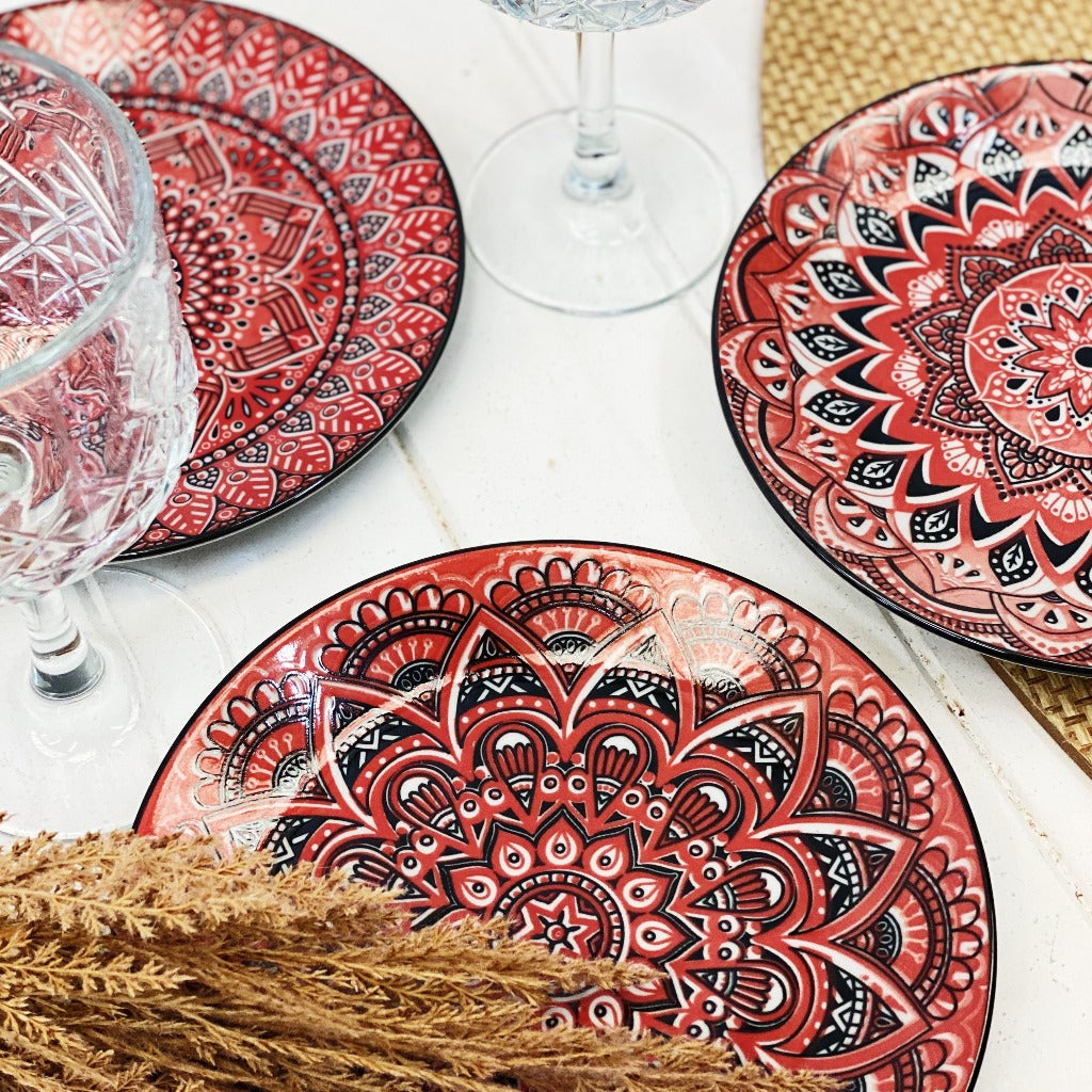 Casablanca Red Entree Plate – GADGET FREAK